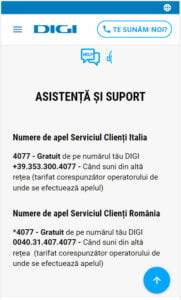Telefon contact Digi RCS-RDS, Relatii clienti, Deranjamente - Antena ...